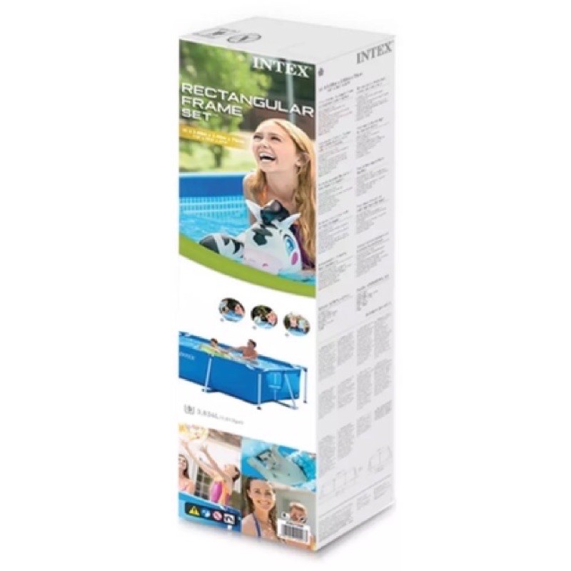 INTEX family rectangular frame set pool | Shopee Malaysia