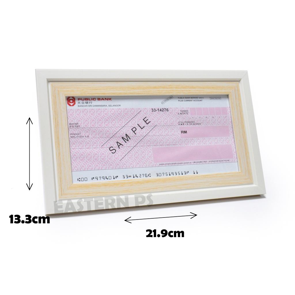 CHEQUE FRAME HANTARAN KAHWIN / WOOD CHEQUE FRAME / BEKAS CEK MAS KAHWIN ...