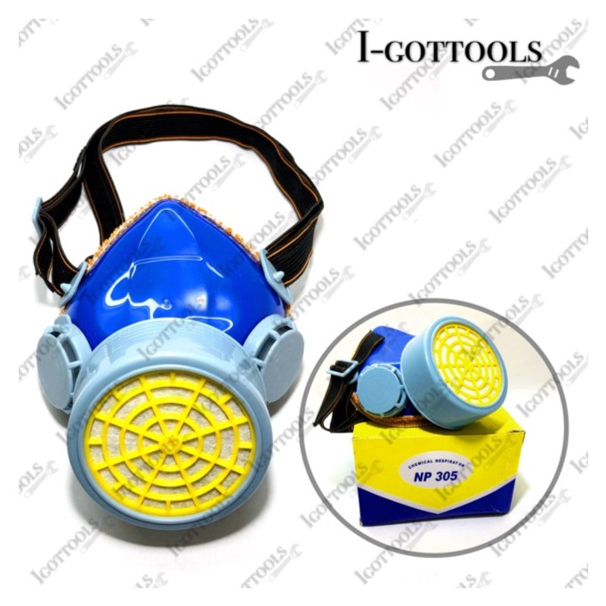 Single Cartridge Face Respiratory Mask DUST MASK GAS MASK SET WITH ...
