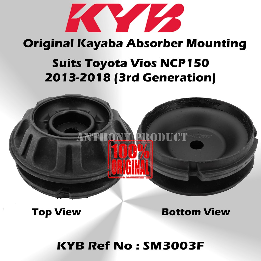 Toyota Vios NCP150 NSP151 (2013-2018) KYB Front Absorber Mounting ...