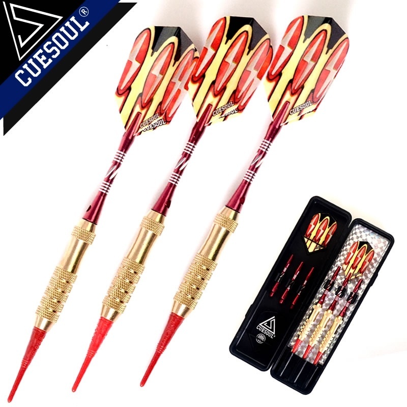 CUESOUL New 14g 3pcs/set Professional Brand 15cm Soft Darts Electronic ...