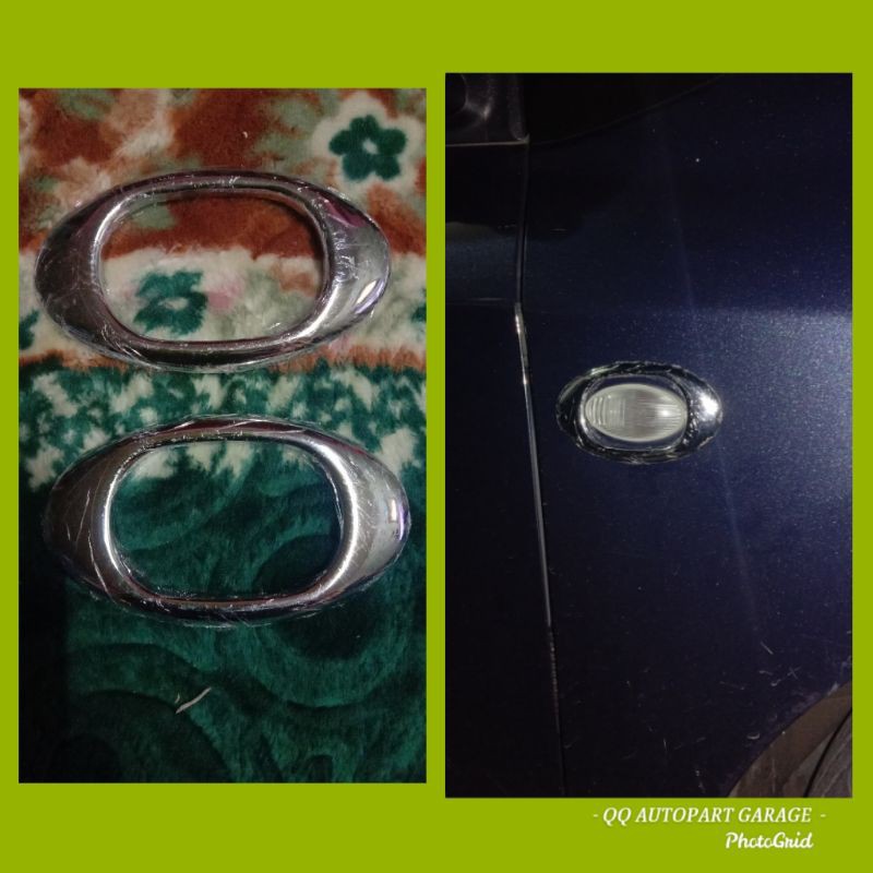 Perodua Axia 2014-2018 Signal Fender trim chrome | Shopee Malaysia