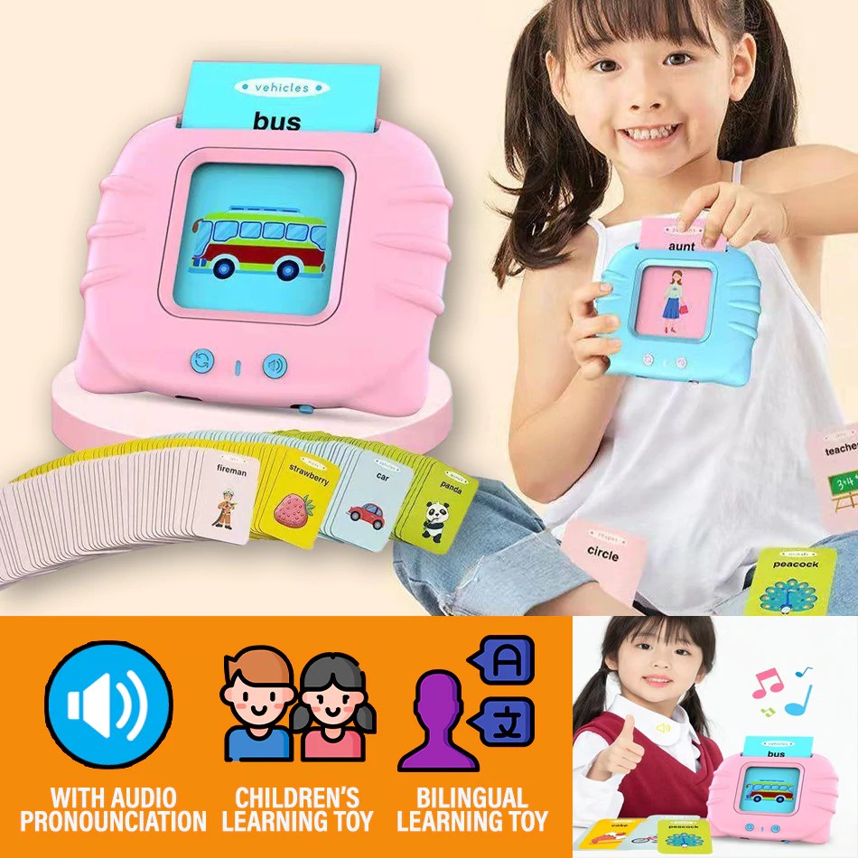 Flexfitt [ ENGLISH CHINESE ] Children Bilingual Puzzle Card Learning ...