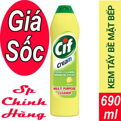 Cif Lemon Flavored Multi-Purpose Bleach Cream (500ml) | Shopee Malaysia