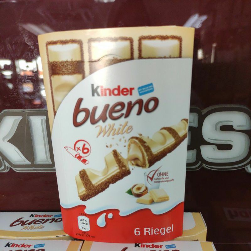 Kinder Beuno White T6 (129gram) | Shopee Malaysia