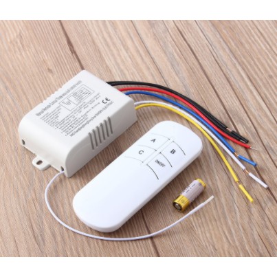 Lamp Light Wireless Smart 2/3Way Switch Remote Control 220V ON/OFF RF ...
