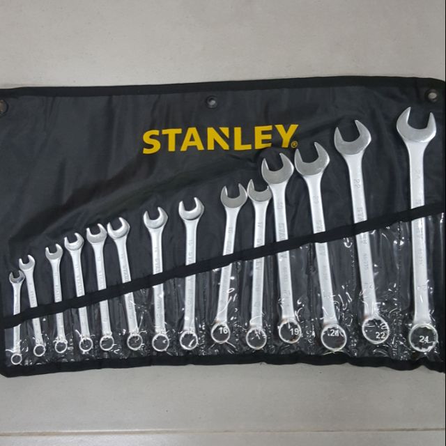 Spanner- original Stanley combination wrench set 14pcs | Shopee Malaysia