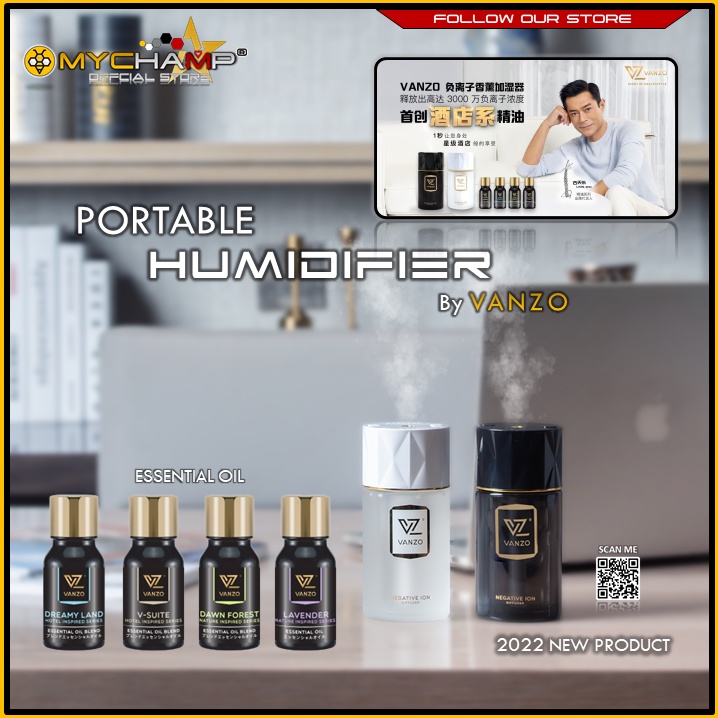 Vanzo Negative Ion Aroma Diffuser Essential Oil Vanzo All Series Car ...