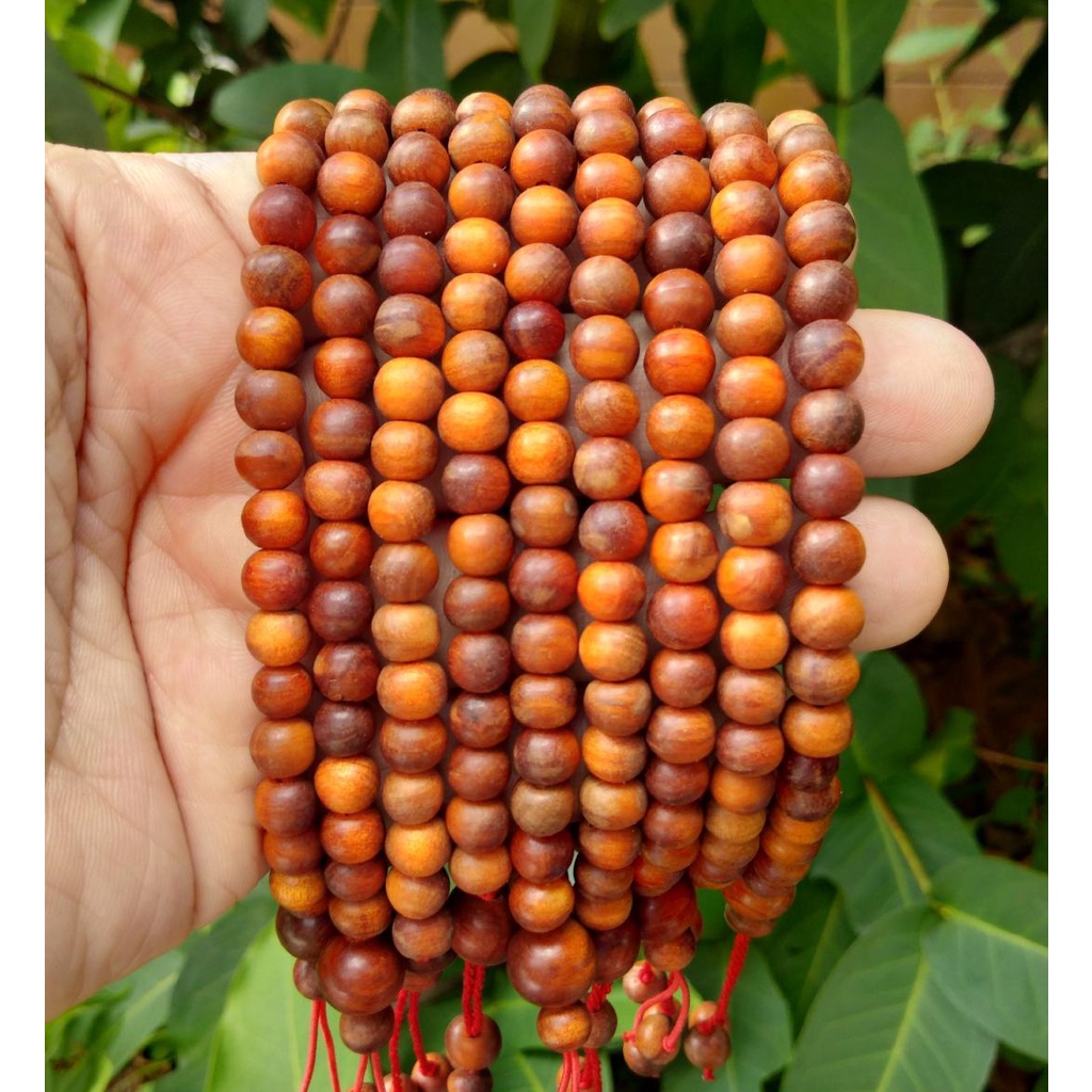 GRADE C Raja Kayu Sarawak Asli Drawstring Bracelet Tiny 6 - 7mm 帝王木 ...
