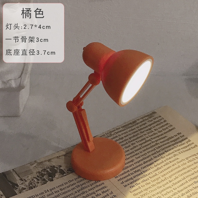 Lampu meja mini led kreatif pelajar bilik tidur asrama belajar lampu ...