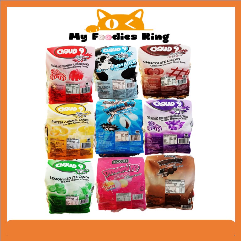 320pcs / 150pcs Cloud 9 Dynamite Jack'n Jill Value pack sweet candy ...