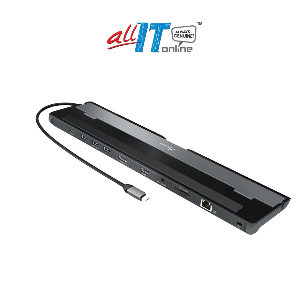 J5create JCD542 10-in-1 Stesen dok/Hab USB-C Dual HDMI Docking Station ... J5create JCD542 10-in-1 Stesen dok/Hab USB-C Dual HDMI Docking Station ...