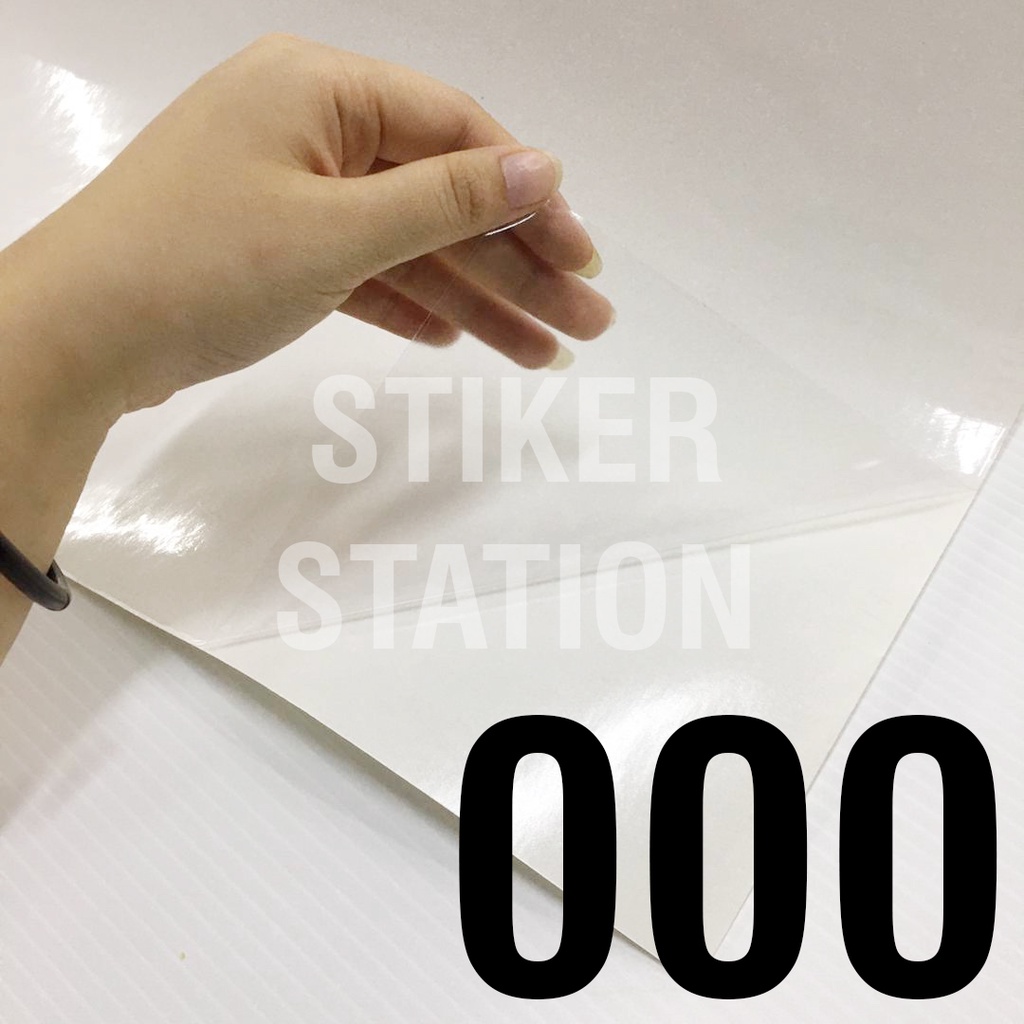 TRANSPARENT STICKER - Transparent Film Sticker Lutsinar Renovation ...