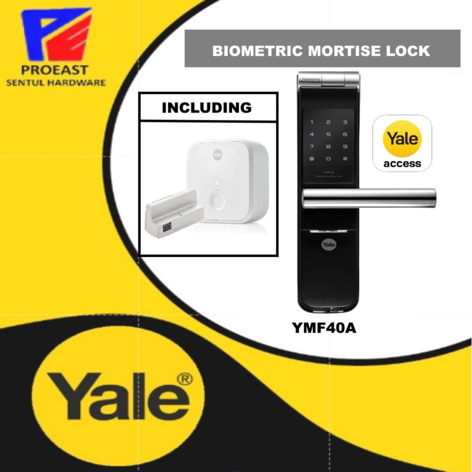 [1212 promo NEW] YALE YMF40A Intelligent Biometric Lever Mortise ...