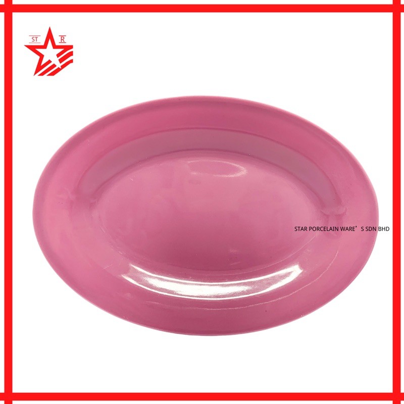 Melamine OVAL PLATE (PURPLE) (NETT) 4010DO-PR 10" 腰盘 (紫) (NETT) PINGGAN ...