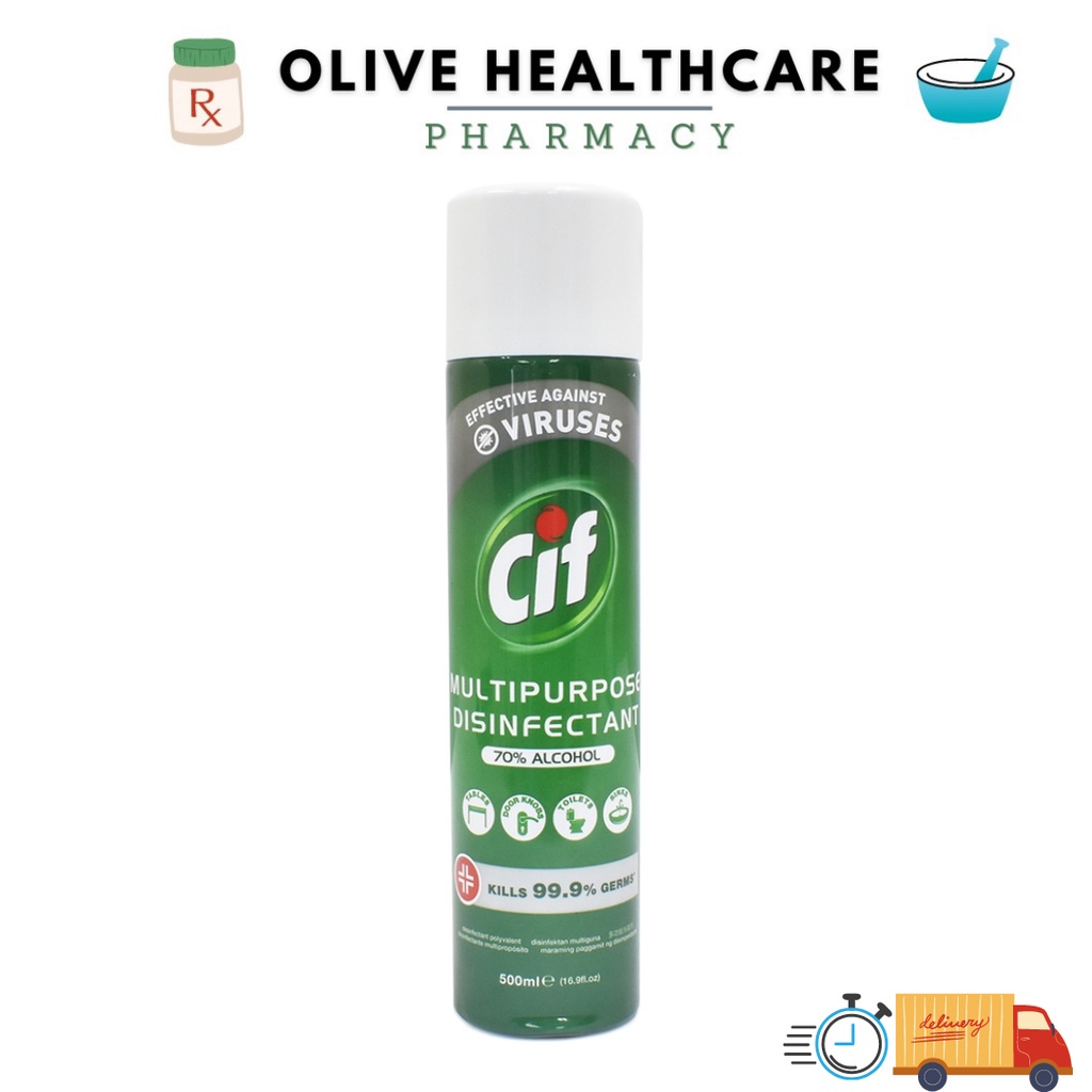 CIF Multipurpose Disinfectant Spray 500ml Penyembur Disinfektan ...