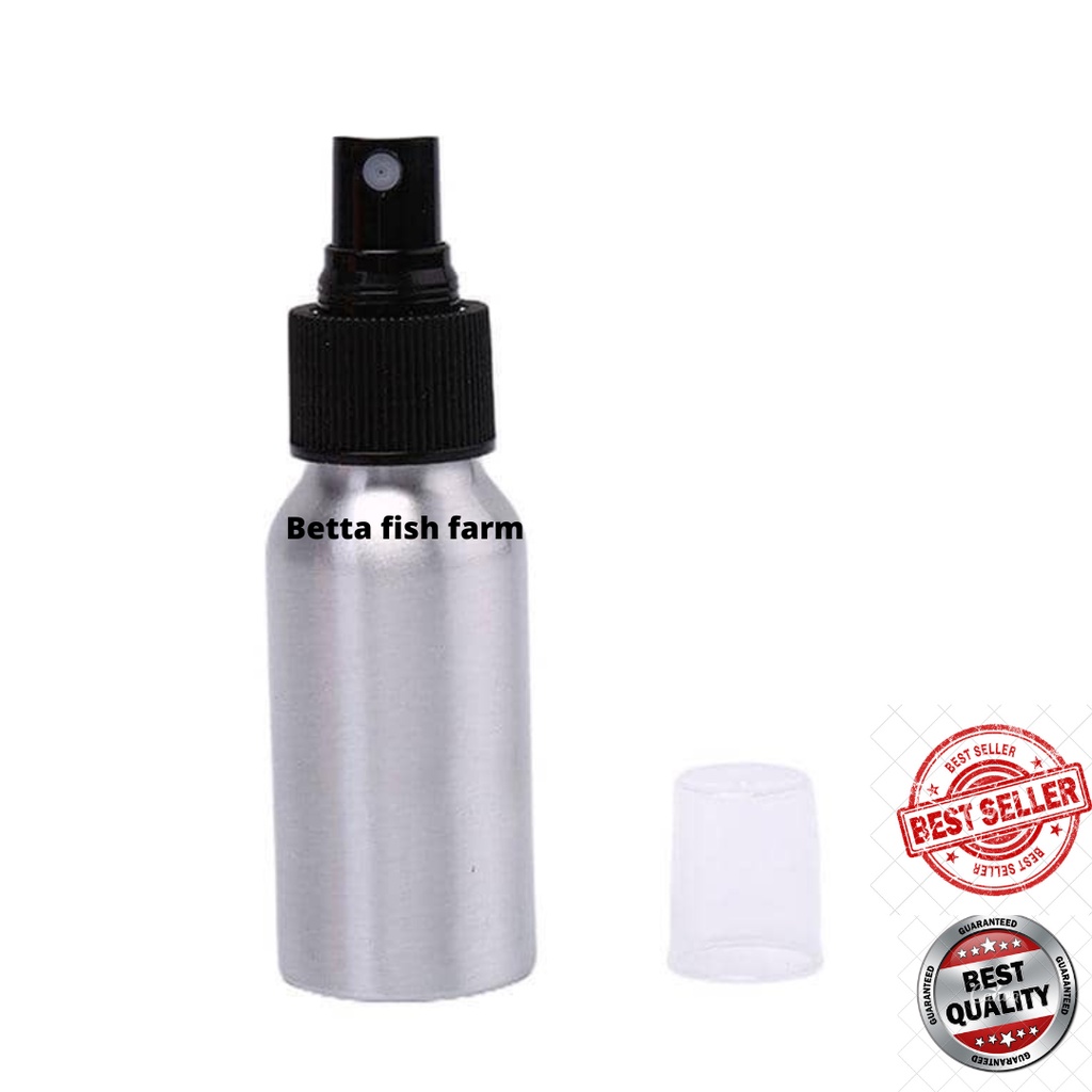 Aluminium Spray Atomiser Bottle Refillable Empty Bottles Black Pump ...