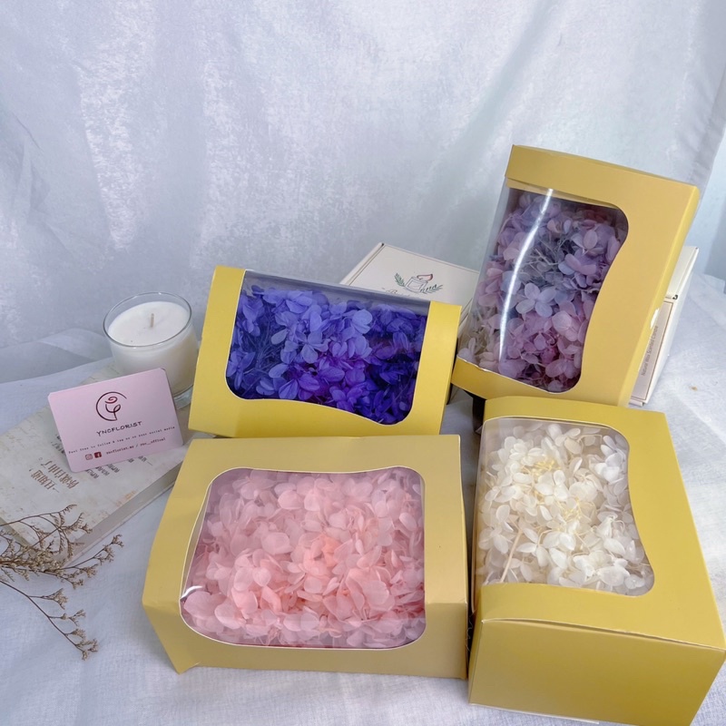 （Ready Stock）Preserved Hydrangea （20g per box) 绣球花 干花 | Shopee Malaysia