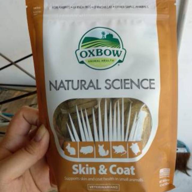 Oxbow Natural Science Skin And Coat Support 60 's Tabs (120 Grams ...