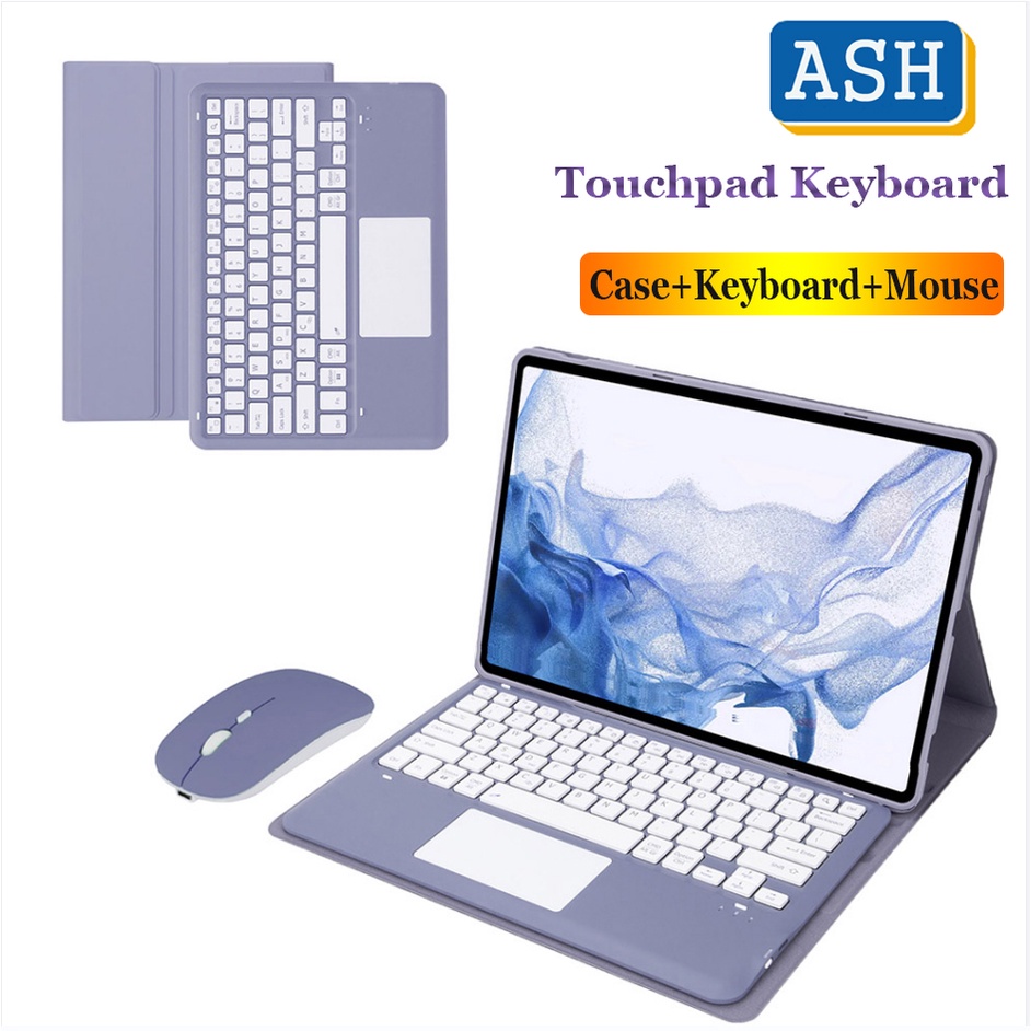 ASH for OPPO Pad Air 2022 Case with Touchpad Bluetooth Keyboard Mouse ...
