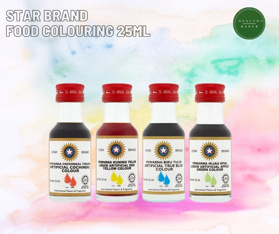 READY STOCK STAR BRAND ARTIFICIAL COLOUR / 25ML / PEWARNA / HALAL ...