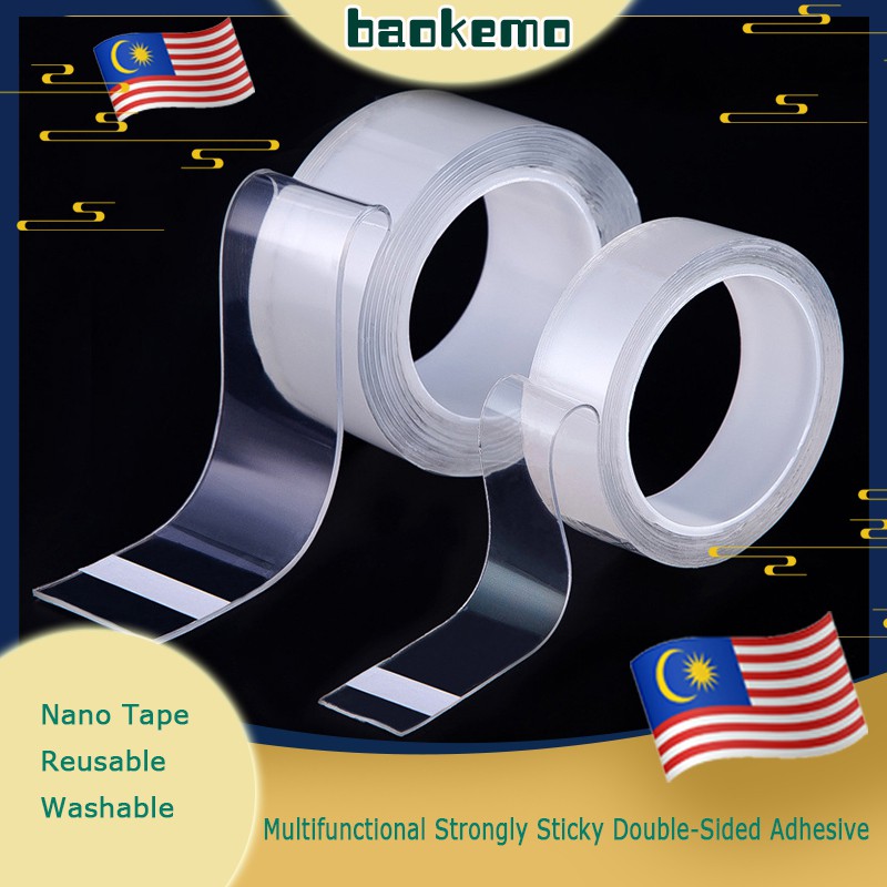 Multifunctional Strongly Sticky Double-Sided Adhesive Nano Tape ...