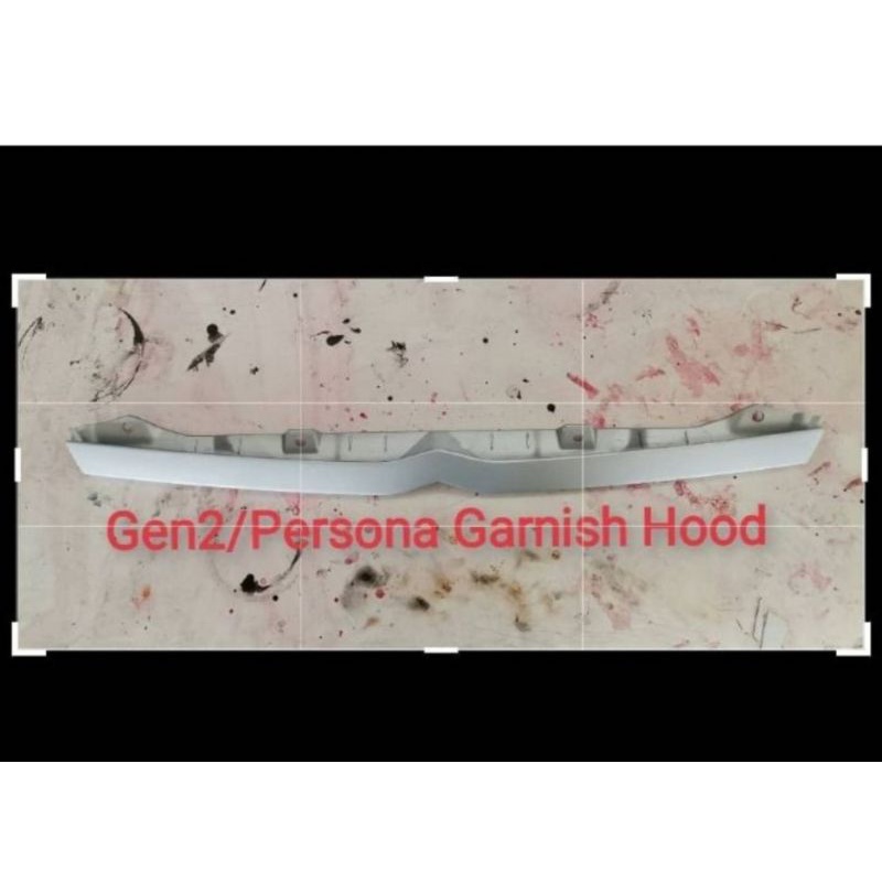Persona/Gen2 Garnish Hood. ORIGINAL PROTON dan BARU.. Silver Colour ...