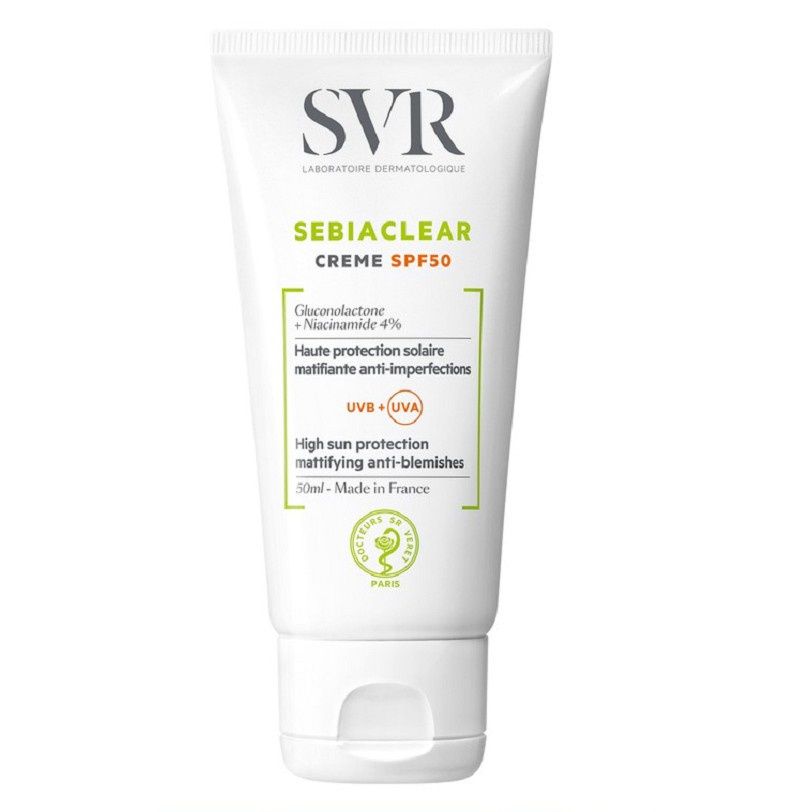 Sunscreen SPF50 SVR SEBIACLEAR Creme SPF50 50ml | Shopee Malaysia
