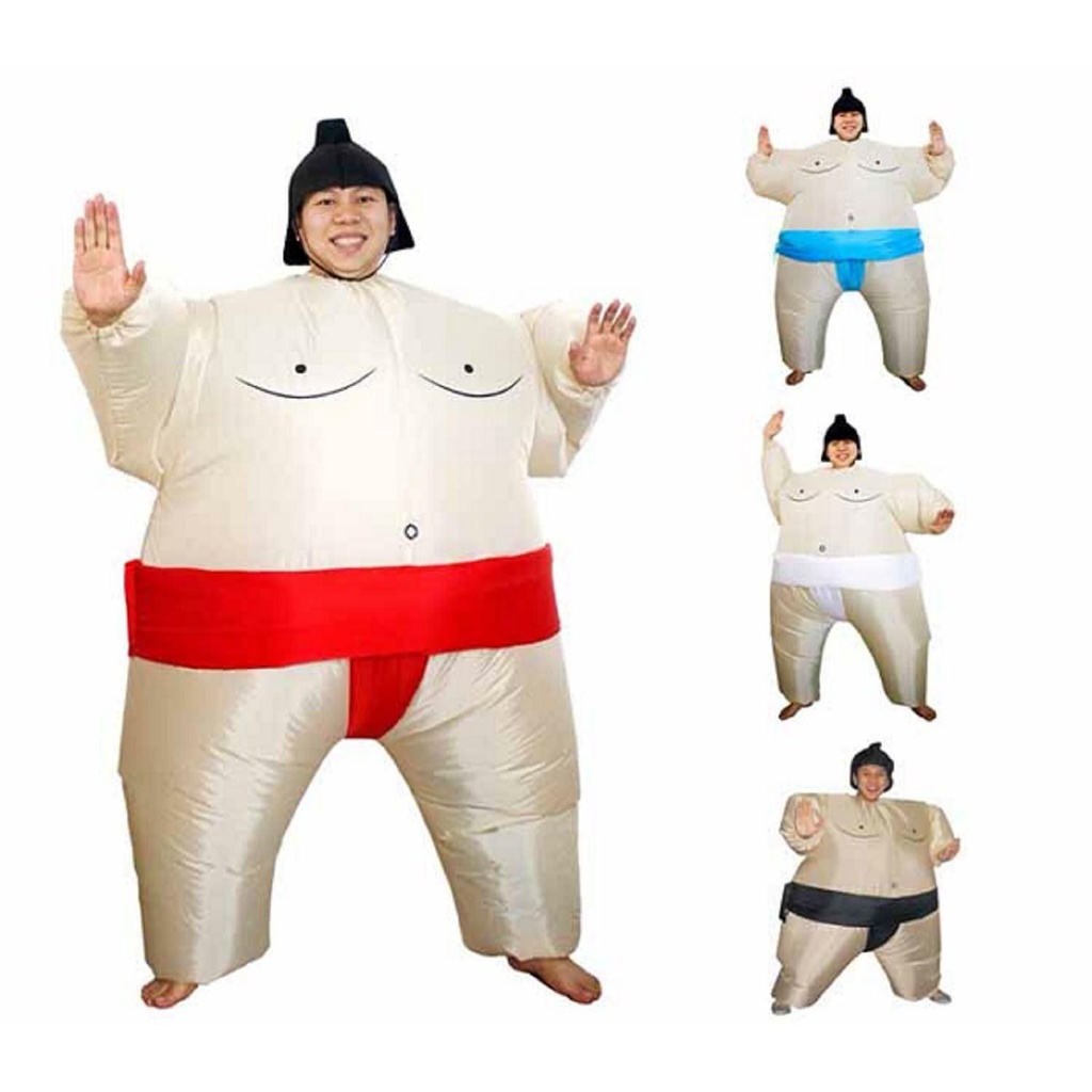 Sumo Lively Wrestler Costume Inflatable Suit For Amusing Dress Up And ...