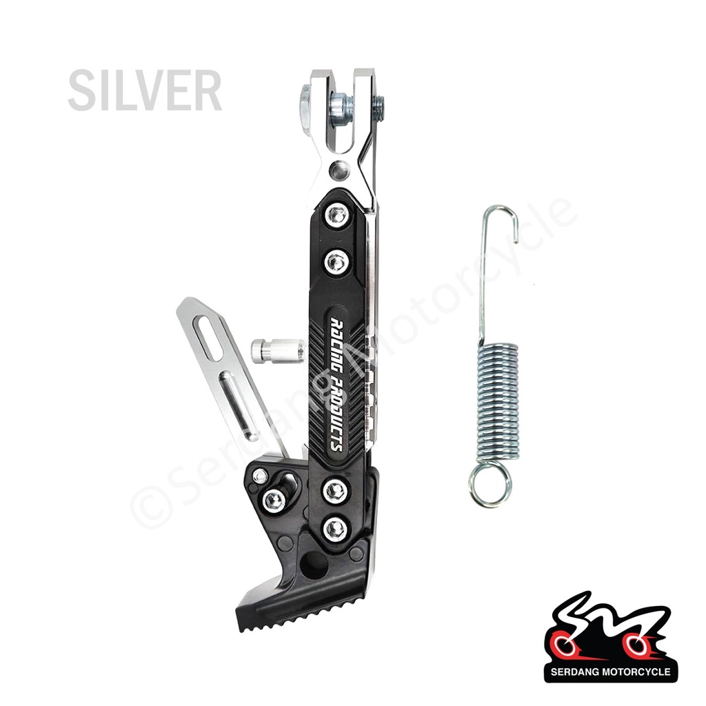 Adjustable Side Stand Motorcycle Kickstand Tongkat Motor Motosikal Y15 ...