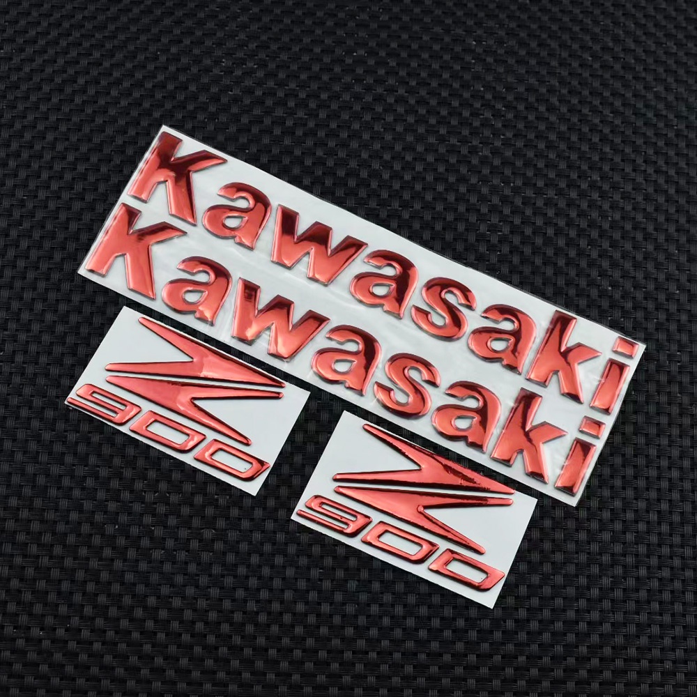 3D Motor Decals& Sticker Emblem Body Sticker Decals TANK Pad stickersCase For KAWASAKI Z900 ...