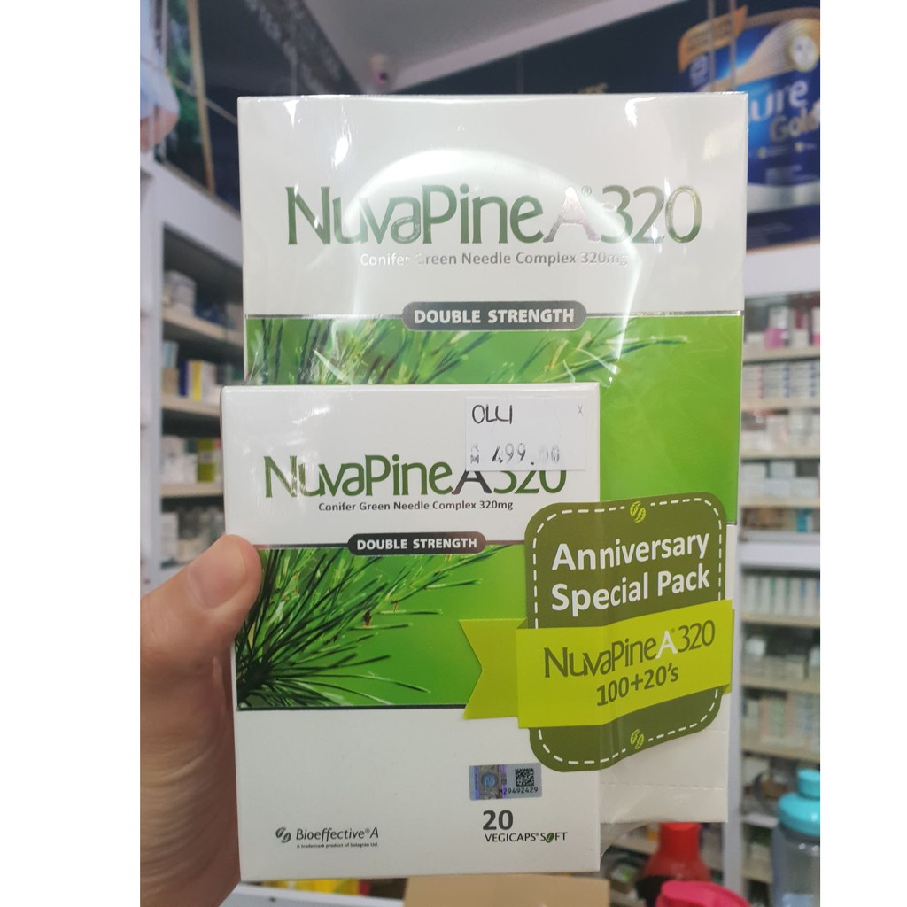 NUVANTA NUVAPINE A 320 100 capsules FREE 20 capsules (03/2021) | Shopee ...