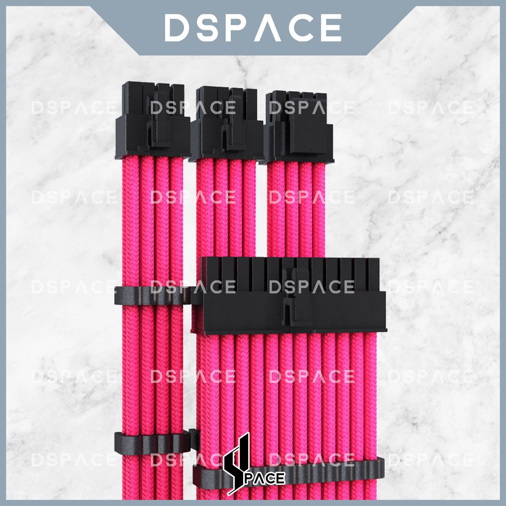 DSPACE MESH-X PSU Pink Premium Sleeve Braided Extension Custom Sleeved ...