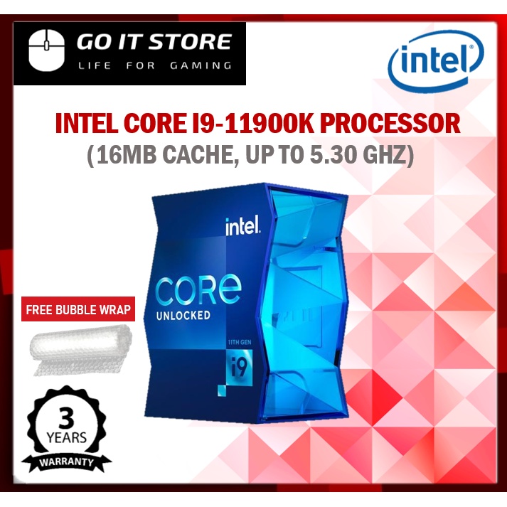 Intel Core I9-11900 /I9-11900K /I9-11900KF (NO GRAPHIC) LGA1200 Desktop ...