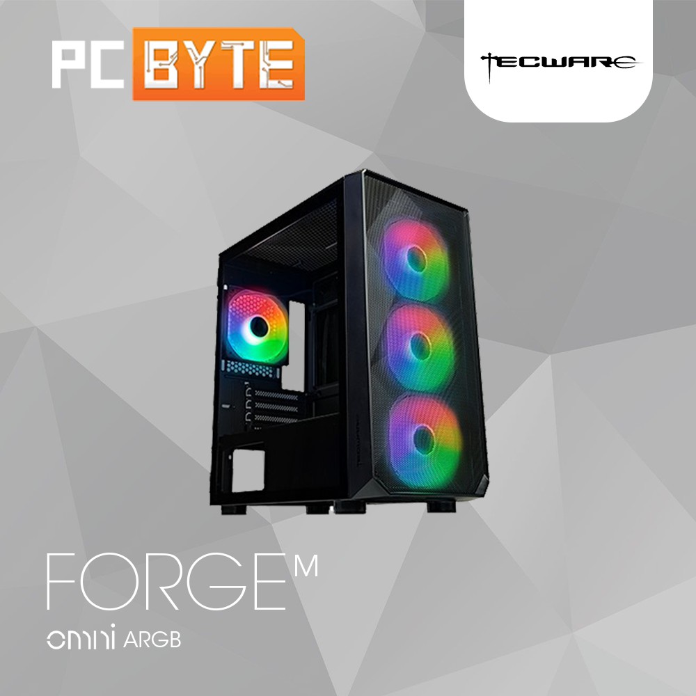 Tecware Forge M Omni ARGB M-ATX Casing | Shopee Malaysia