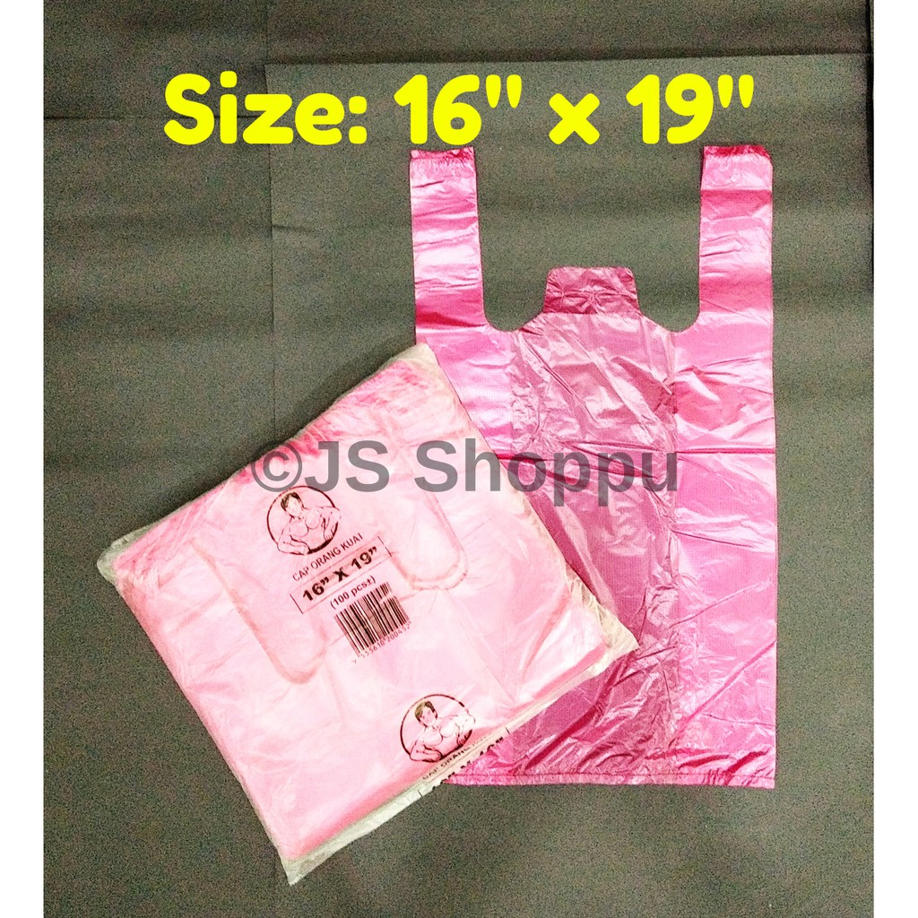 OK Singlet Bag / Beg Plastik Nipis / T-Shirt Bag / Bag nipis / Bag ...