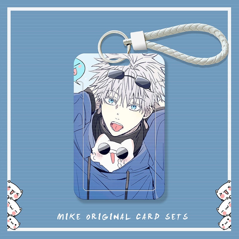 【6】Anime Jujutsu Kaisen Mrt Card Holder Gojo Satoru subway bus card ...