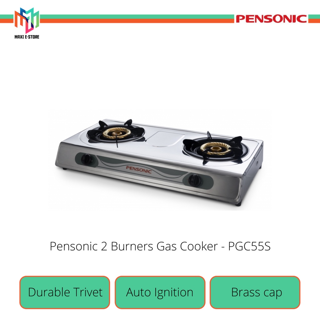 Pensonic PGC-55S/PGC-26N/PGC-5602S Gas Cooker 2 Burner Durable Trivet ... Pensonic PGC-55S/PGC-26N/PGC-5602S Gas Cooker 2 Burner Durable Trivet ...