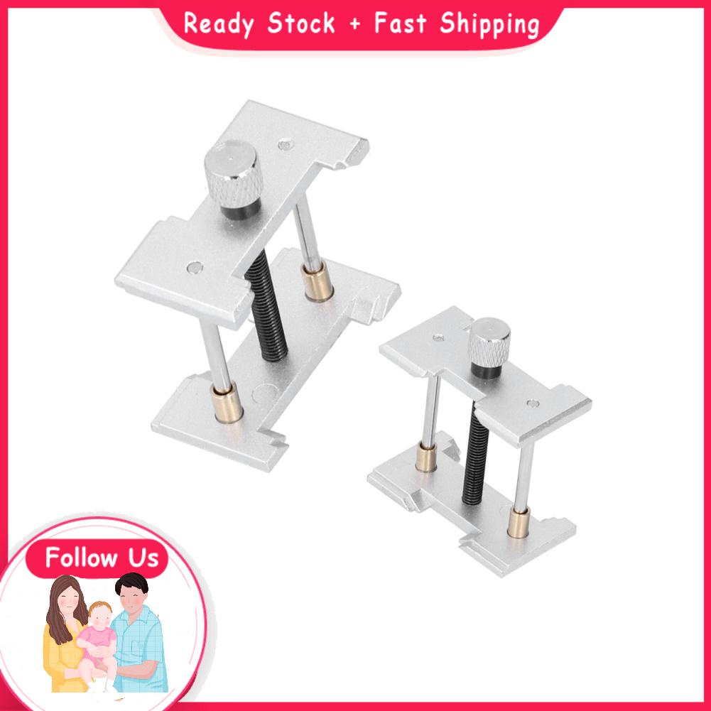 Henye 2pcs Steel Professional Watch Movement Holder Base Repairing Tool ...