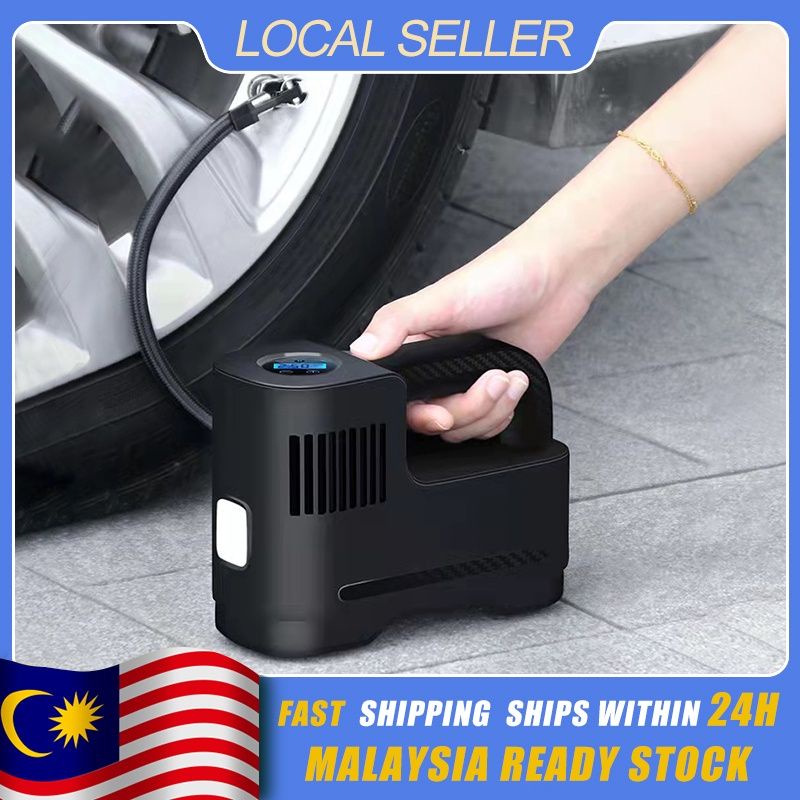 Pump Angin Tayar Kereta Wireless/ Pum Angin/Pam Bola/Pam Basikal /Pam ...