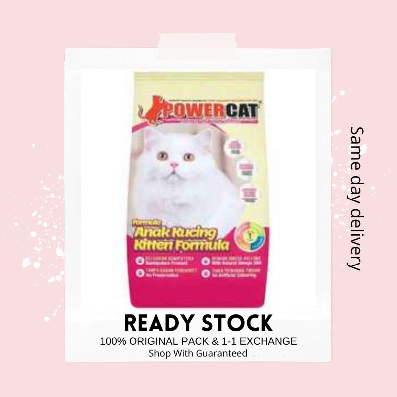 Powercat Dry Cat Food Fresh Ocean Tuna / Ocean Fish/ Kitten Makanan ...