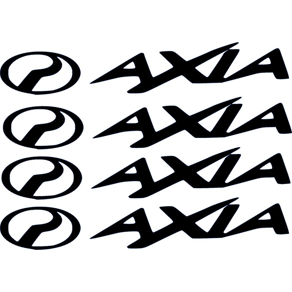 Axia (car door handle sticker) | Shopee Malaysia