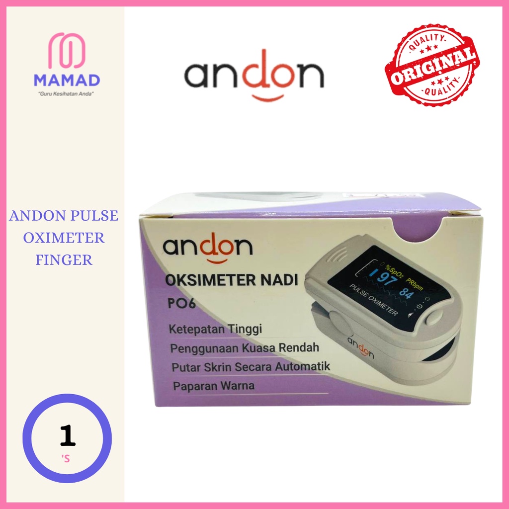 Andon Pulse Oximeter(Finger) Nadi oksimeter 1unit/box | Shopee Malaysia