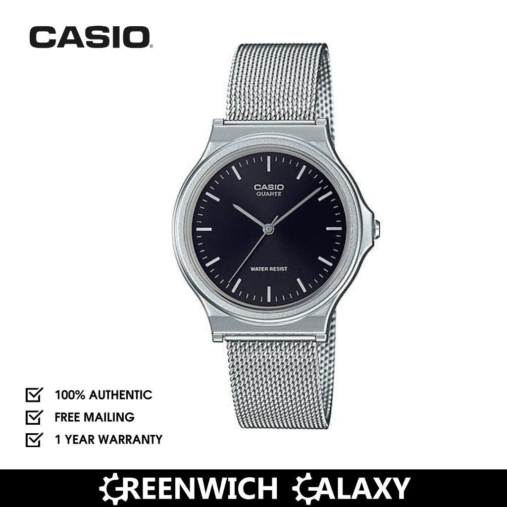 Casio Basic Round Mesh Watch (MQ-24M-1E) | Shopee Malaysia