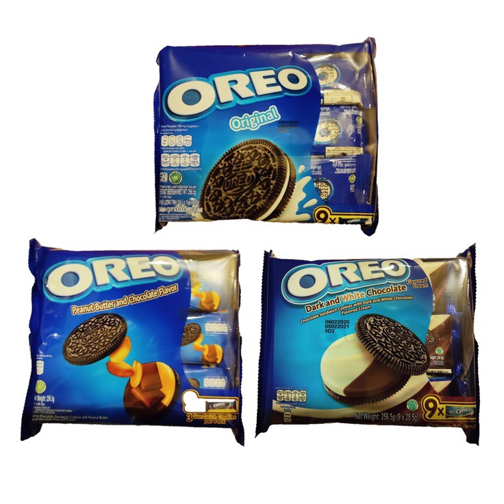 Oreo Assorted Chocolate Sandwich Cookies (9 x 28.5g) | Shopee Malaysia