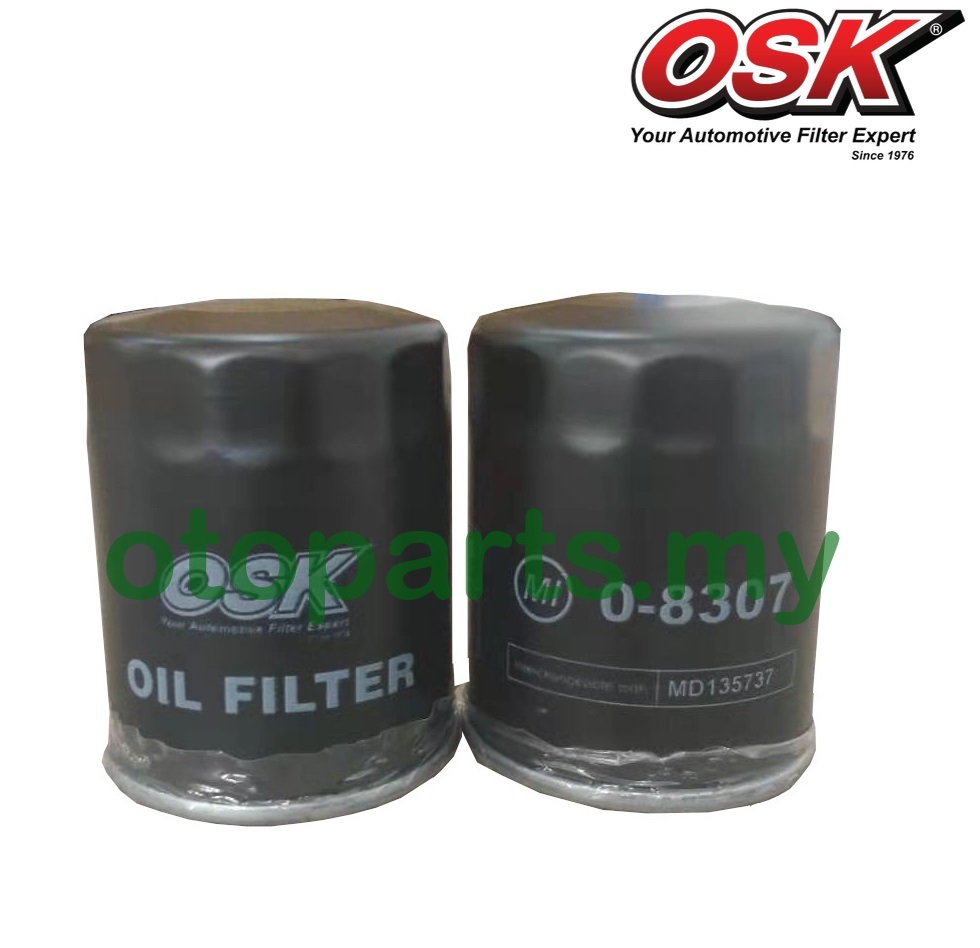OSK Oil Filter O-8307 MD135737 Proton / Kia / Hyundai / Mitsubishi ...