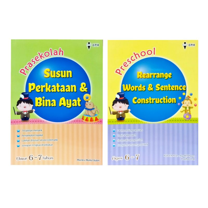 [EPH] New Book Prasekolah Susun Perkataan Bina Ayat/ Preschool ...