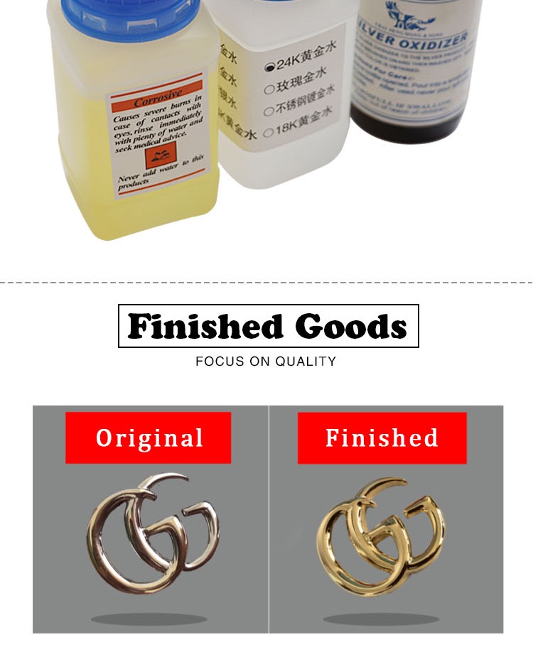 100ml Gold Plating Solution Silver Oxidizer Platinum Solution for Rose ...