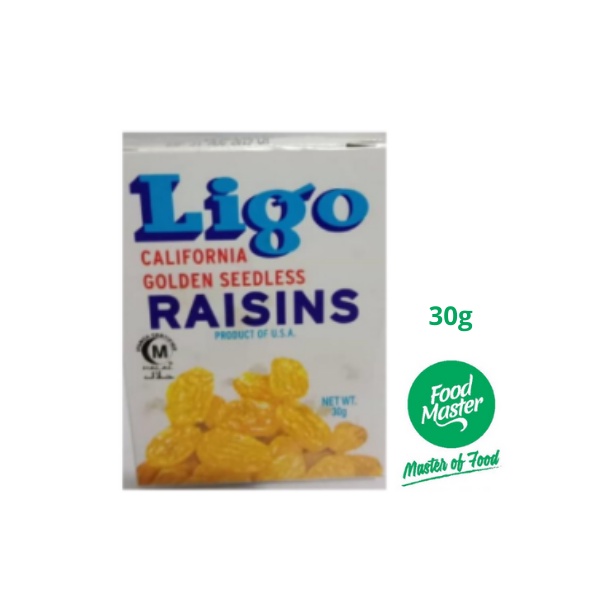 Ligo California Golden Seedless Raisins 30g ( Free Premium Packing ...