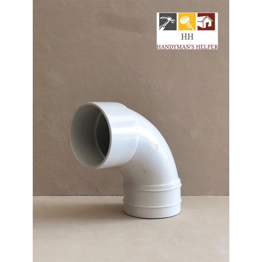 6'' UPVC FITTINGS 90 DEGREE EQUAL ELBOW EQUAL BEND PAIP PUTIH L ELBOW ...
